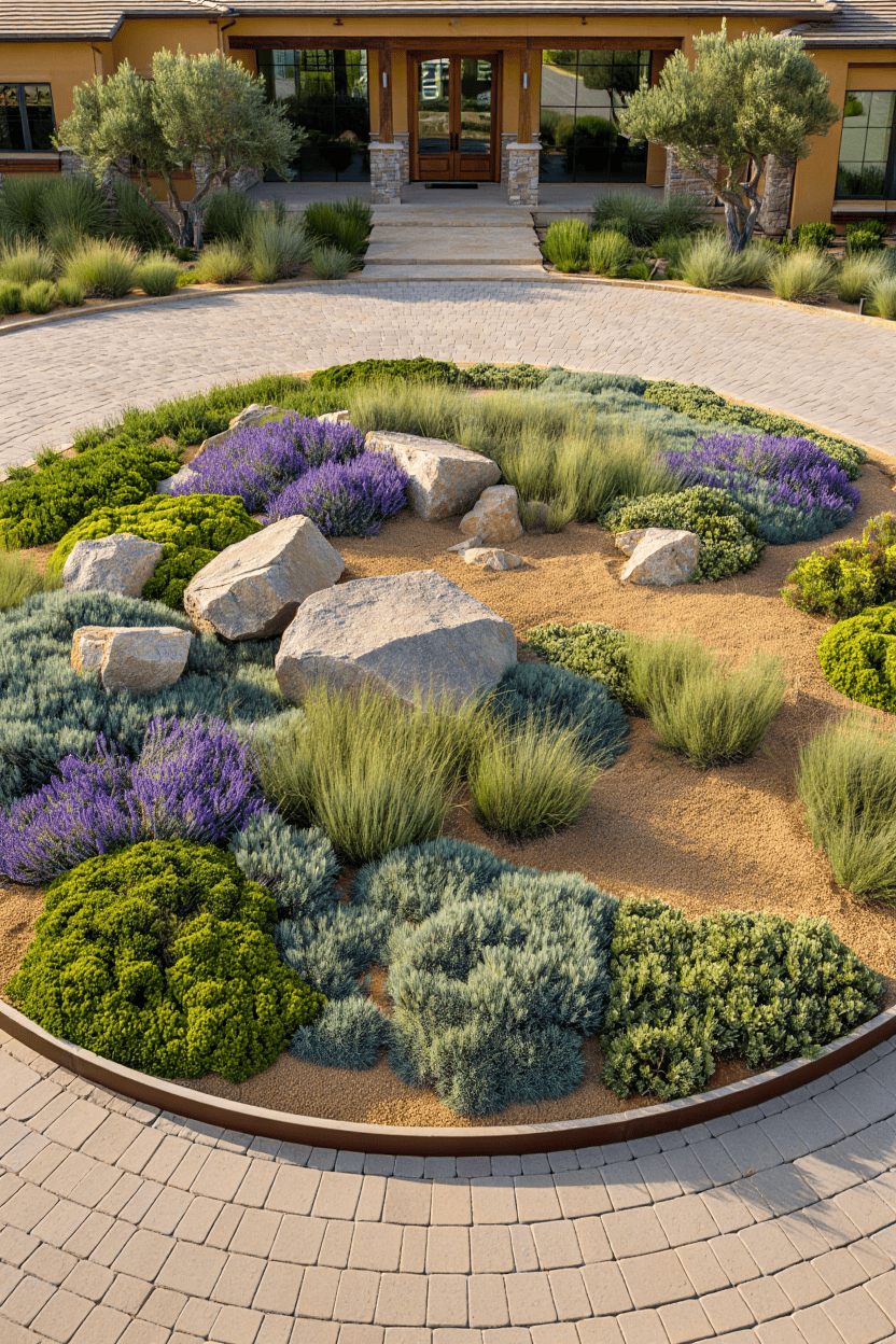 19 Circle Driveway Landscaping Ideas Worth Stealing