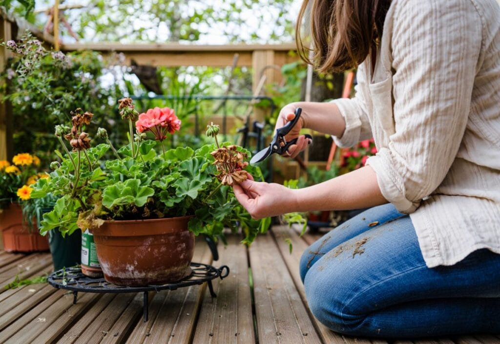 How To Deadhead Geraniums and Keep Them Blooming Into Fall