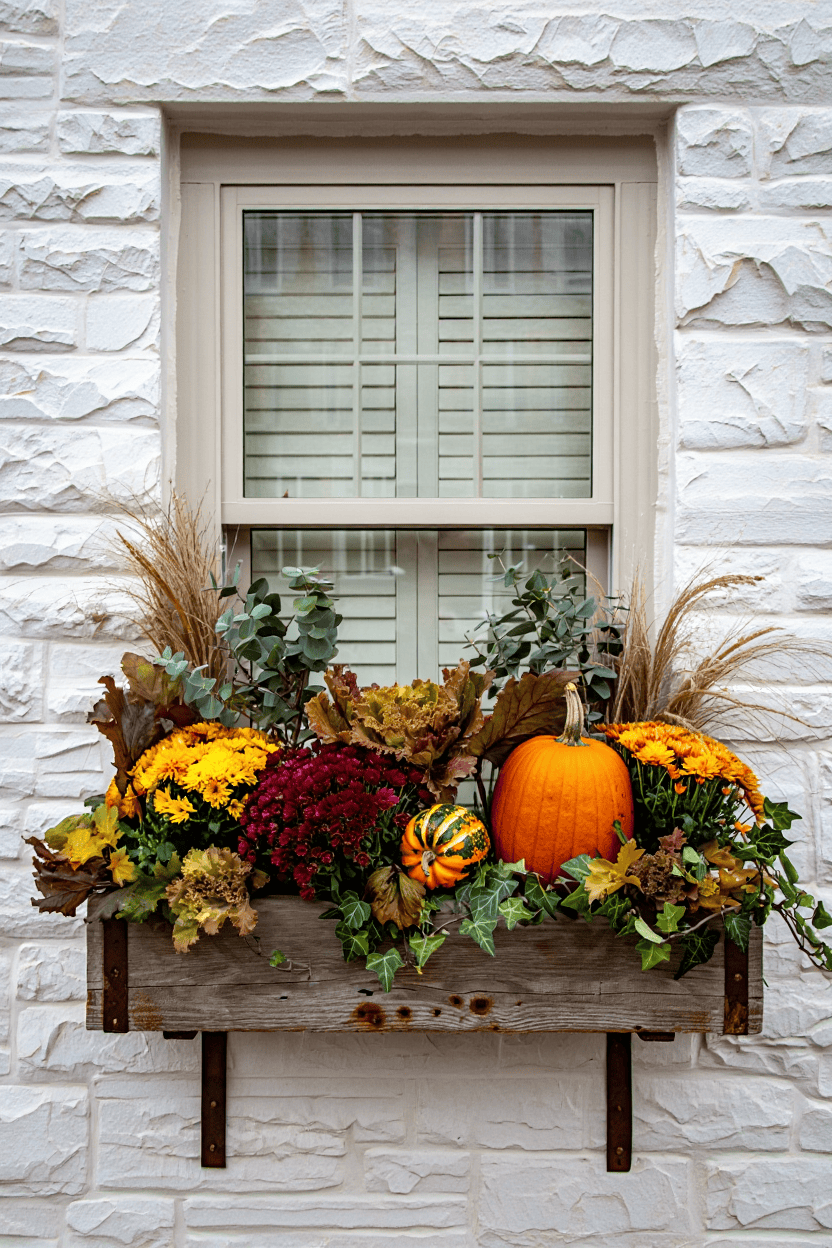 25 Creative Fall Window Box Ideas to Refresh Your Home From September ...