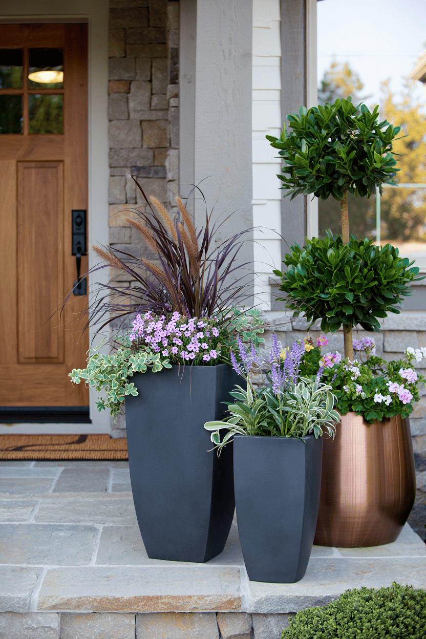 36 Unique Front Porch Planter Ideas to Make Your Entryway Unforgettable