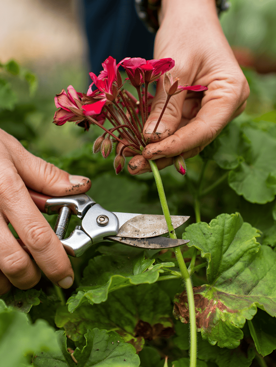 How To Deadhead Geraniums and Keep Them Blooming Into Fall