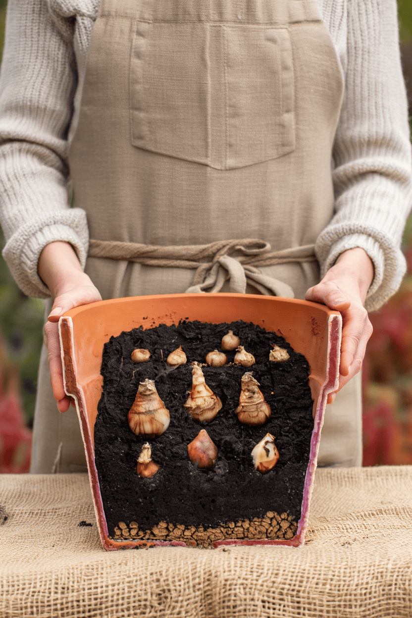 How to Layer Bulbs in a Container for a Bulb Lasagne That Blooms From ...