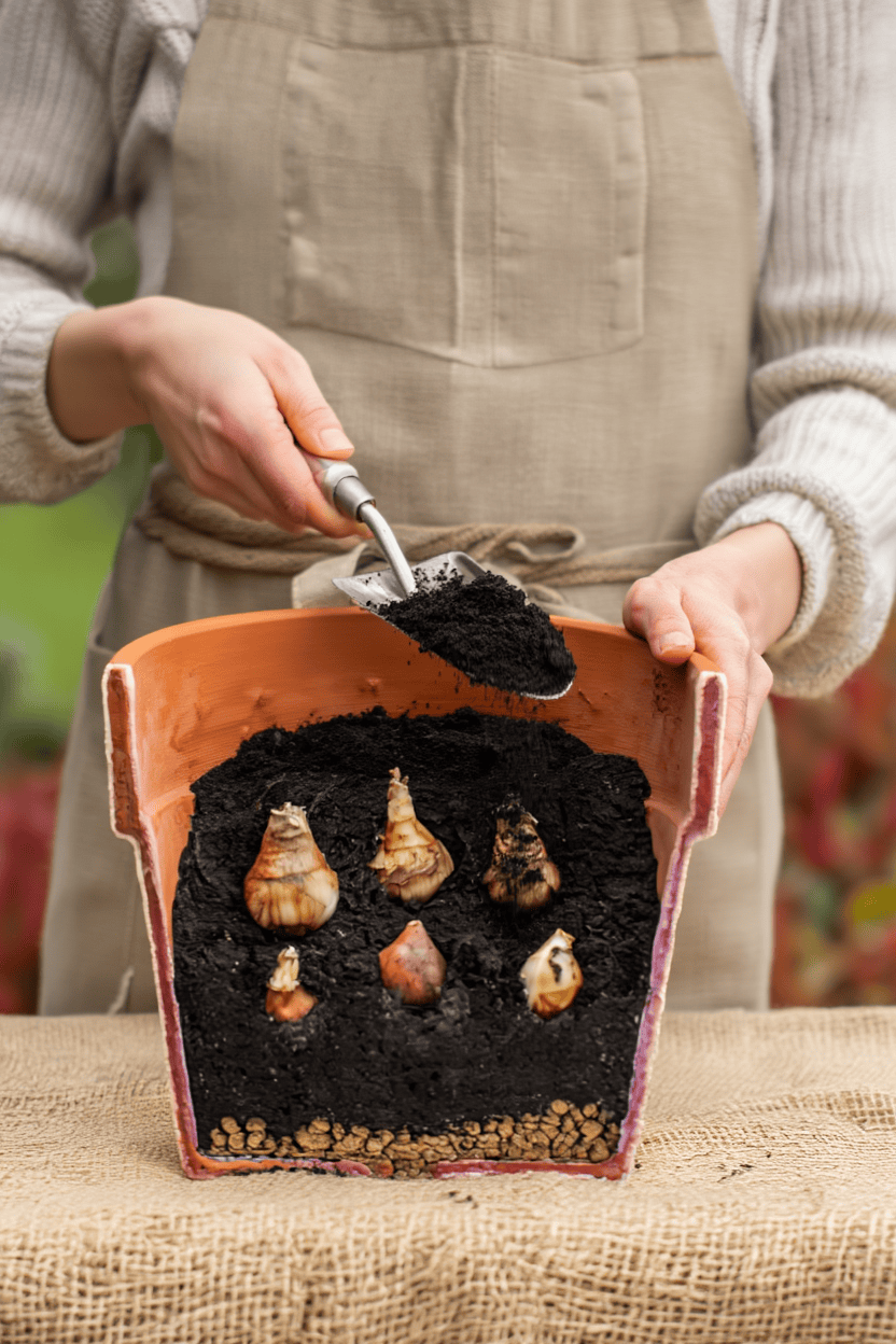 How to Layer Bulbs in a Container for a Bulb Lasagne That Blooms From ...